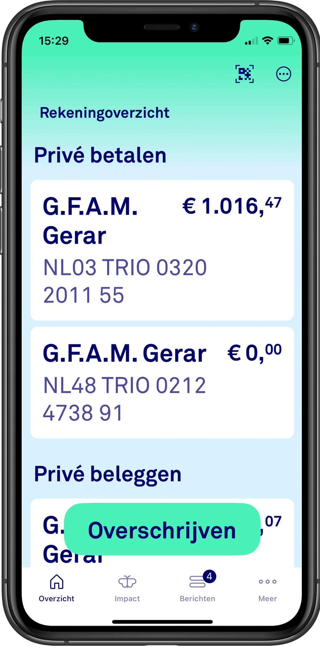 Nieuw in de app | Triodos Bank