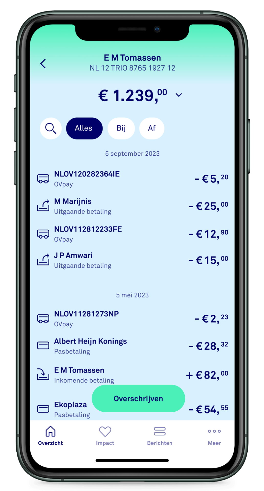 Nieuw in de app | Triodos Bank